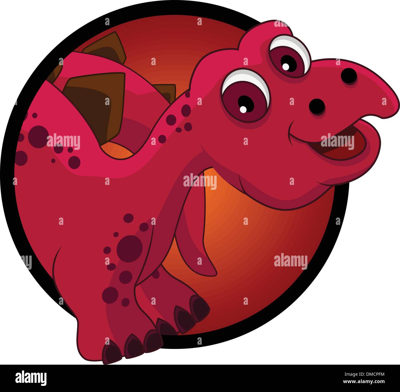 funny dinosaur cartoon Stock Vector Image & Art - Alamy