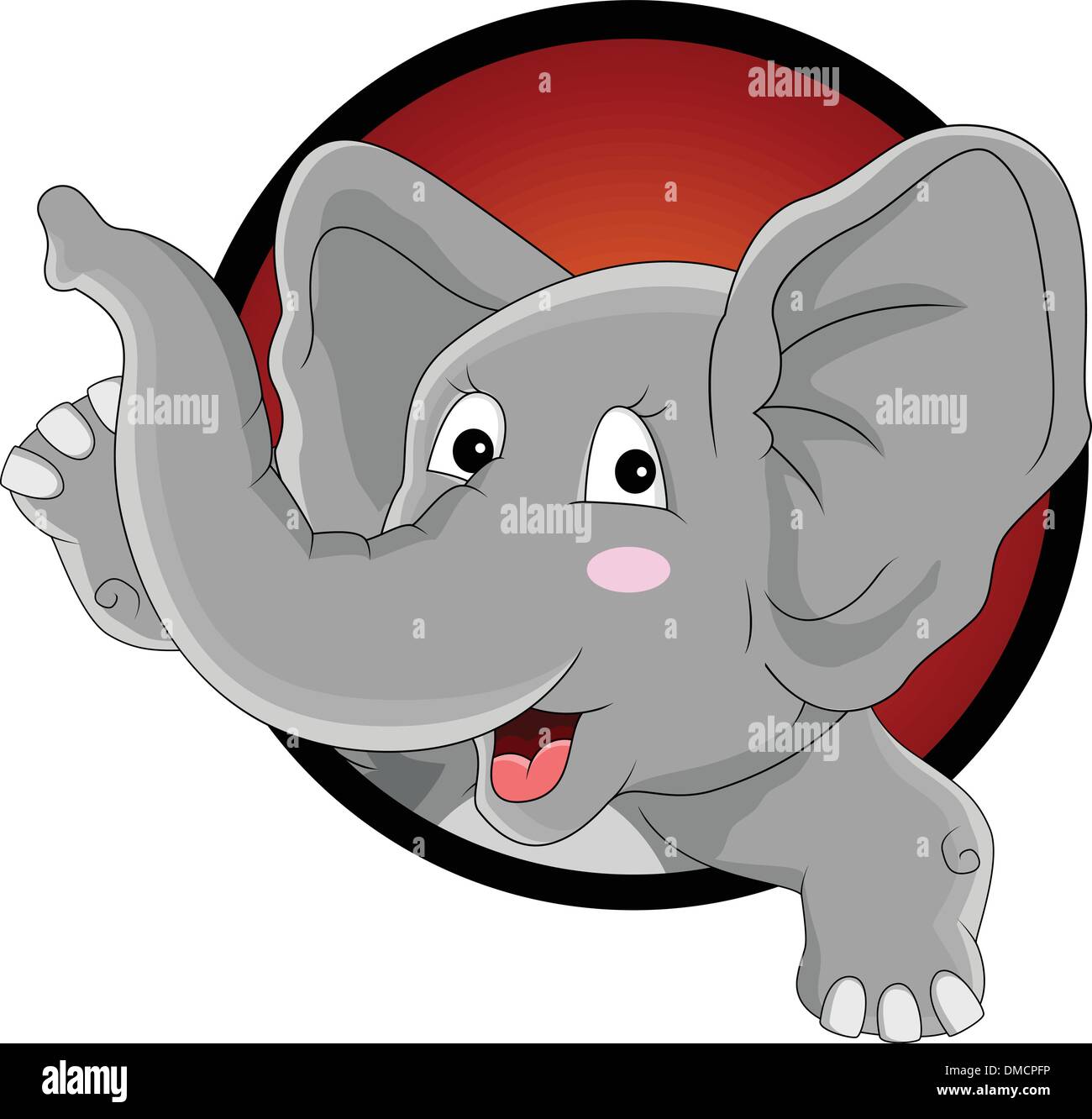 Elephant animal artwork Stock Vector Images - Alamy