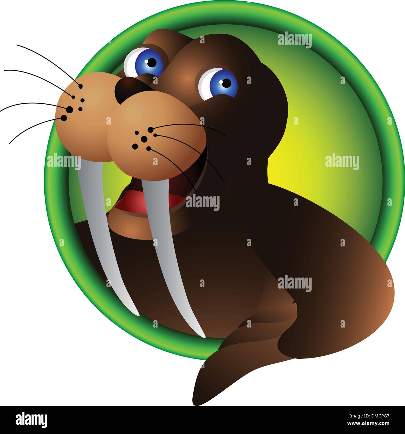 Walrus cartoon hi-res stock photography and images - Alamy