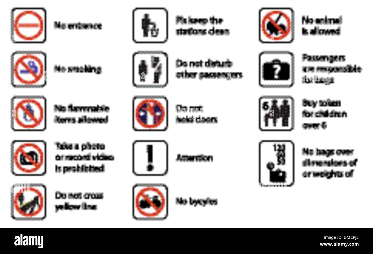 No public transport Stock Vector Images - Alamy