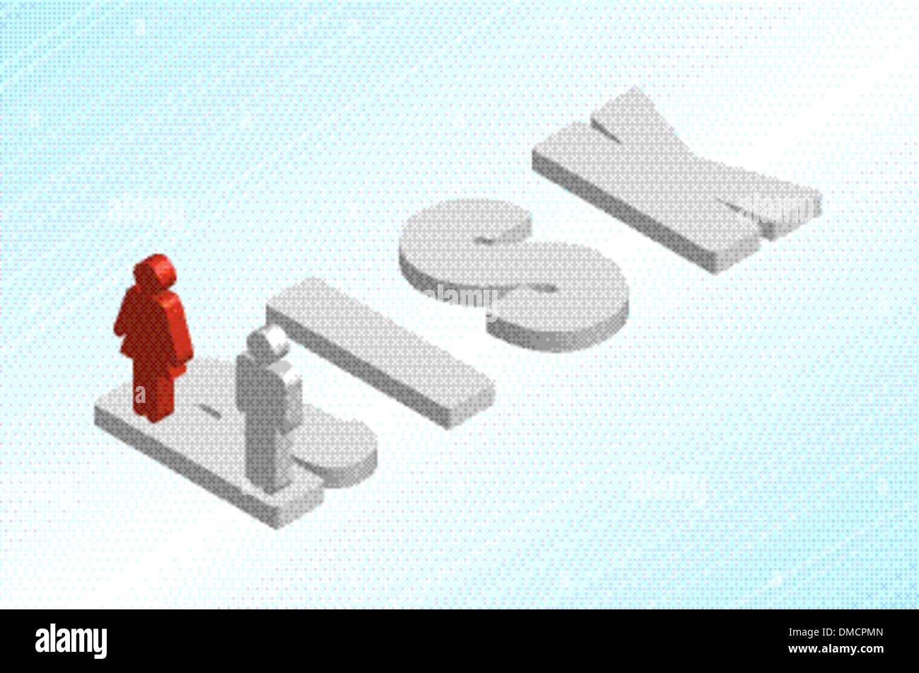 Human risk Stock Vector Images - Alamy