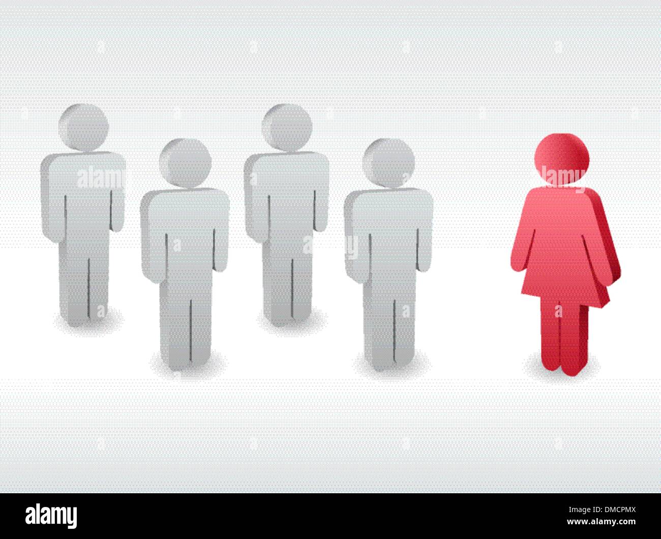 One against group Stock Vector Images - Alamy