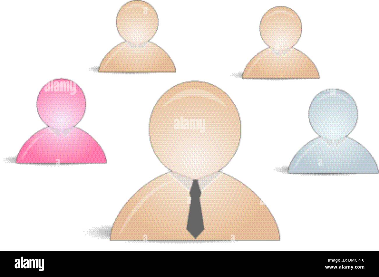 web buddy icons as a group Stock Vector Image & Art - Alamy