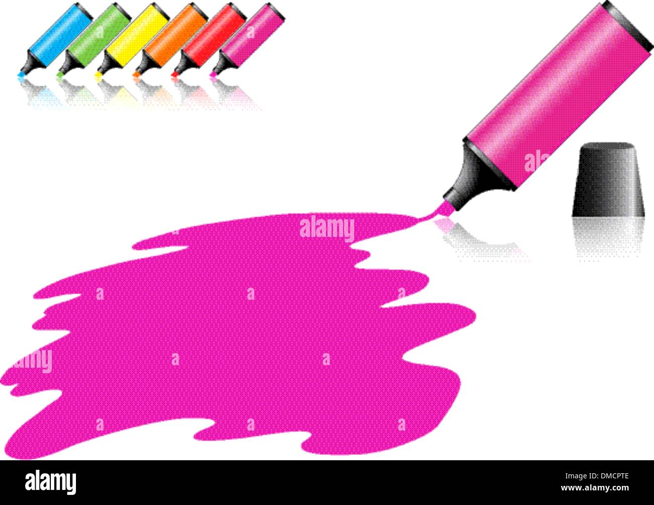 Pen paper stationery on Stock Vector Images - Alamy