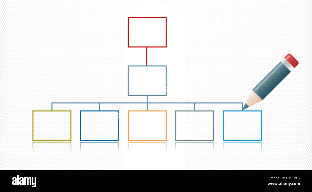 Tree chart vector hi-res stock photography and images - Alamy