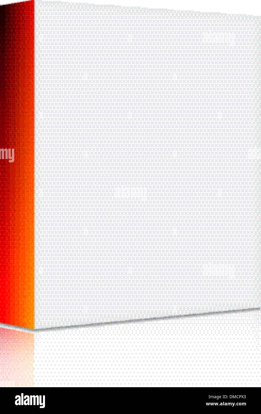 vector 3d blank software box with solid and gradient front Stock Vector ...