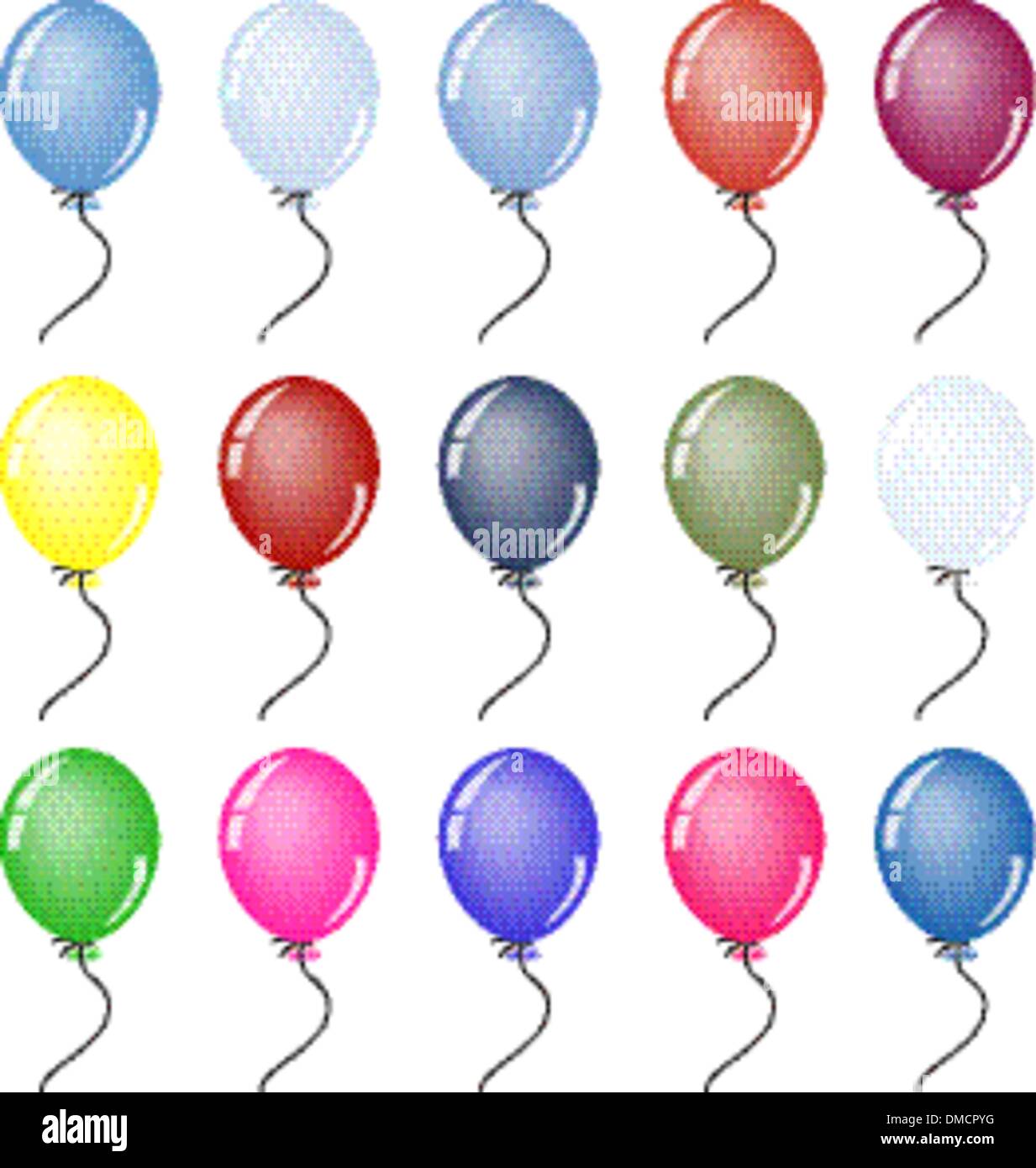 Balloon floating string Stock Vector Images - Alamy