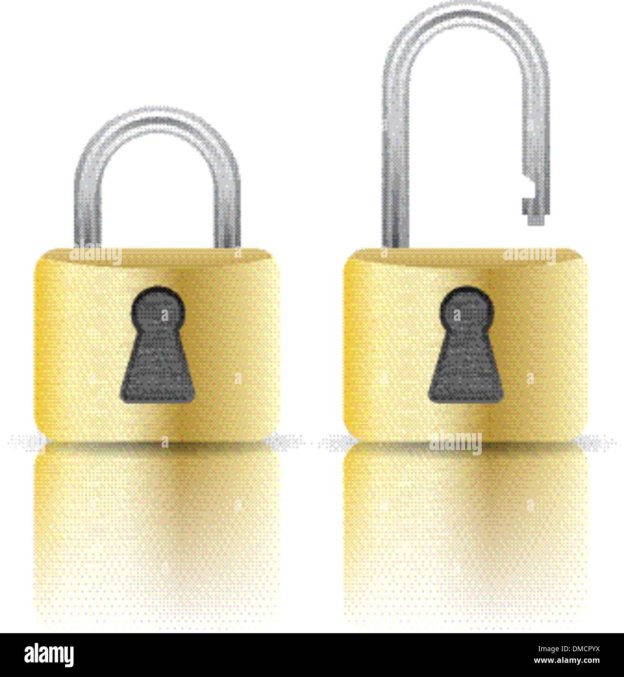 illustration of padlock Stock Vector Image & Art - Alamy