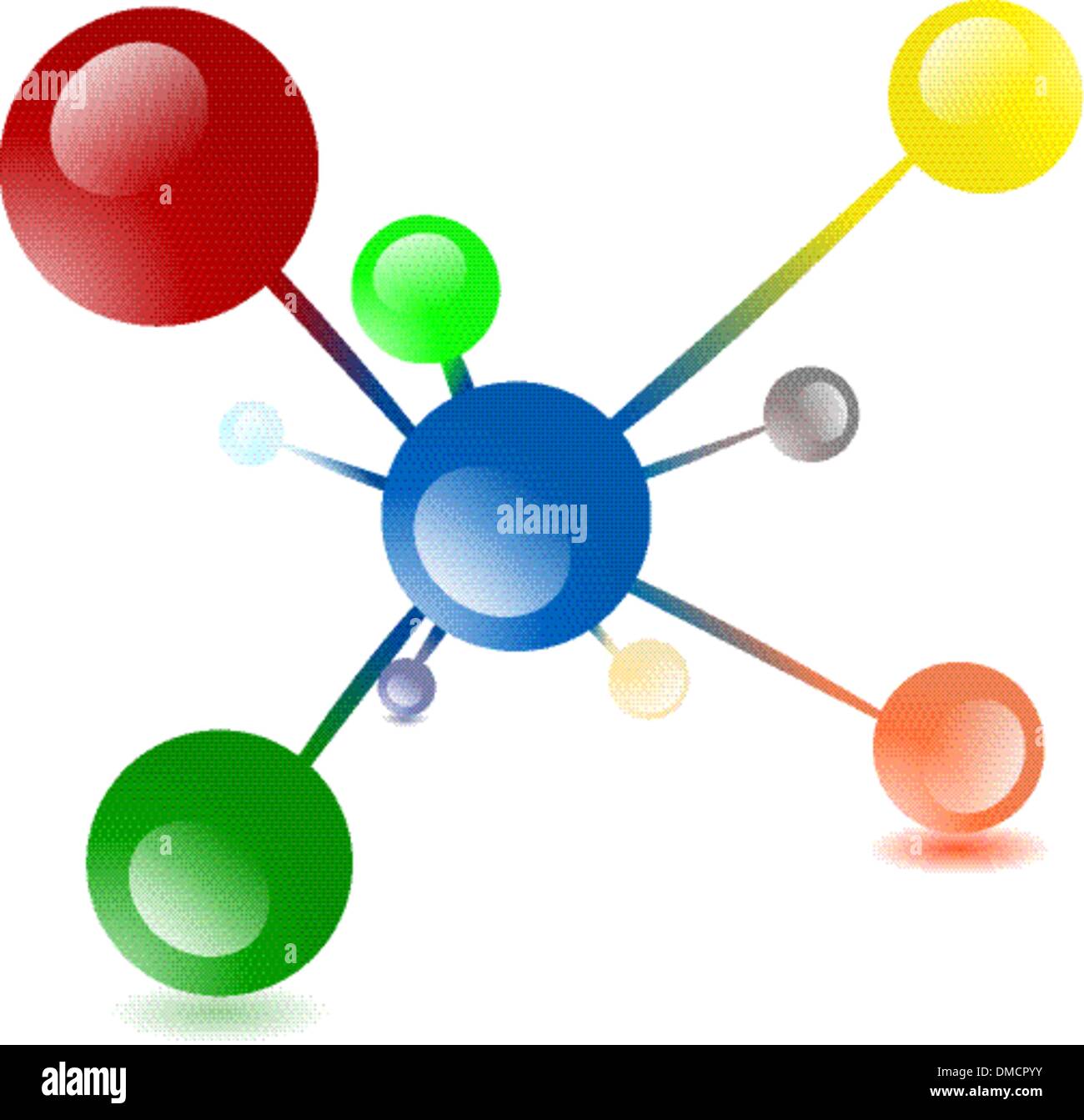 Molecules 3d Stock Vector Images - Alamy