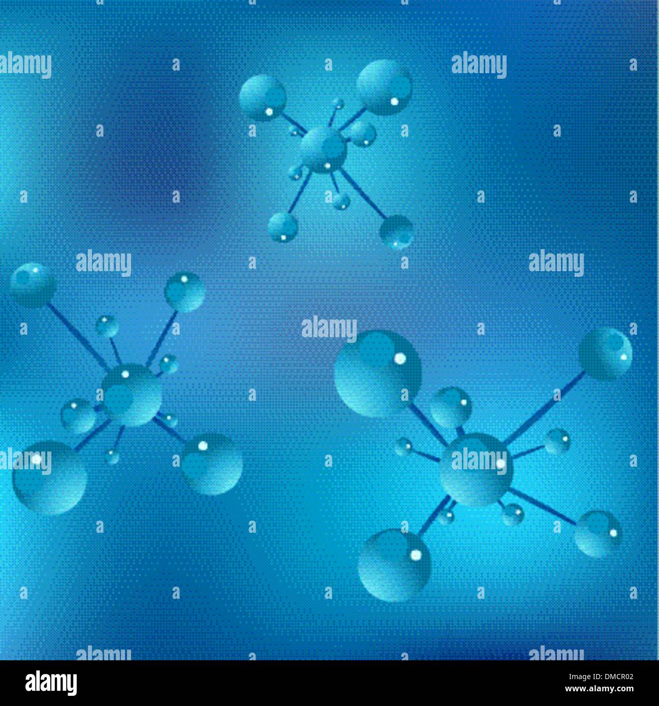Molecules 3d Stock Vector Images - Alamy