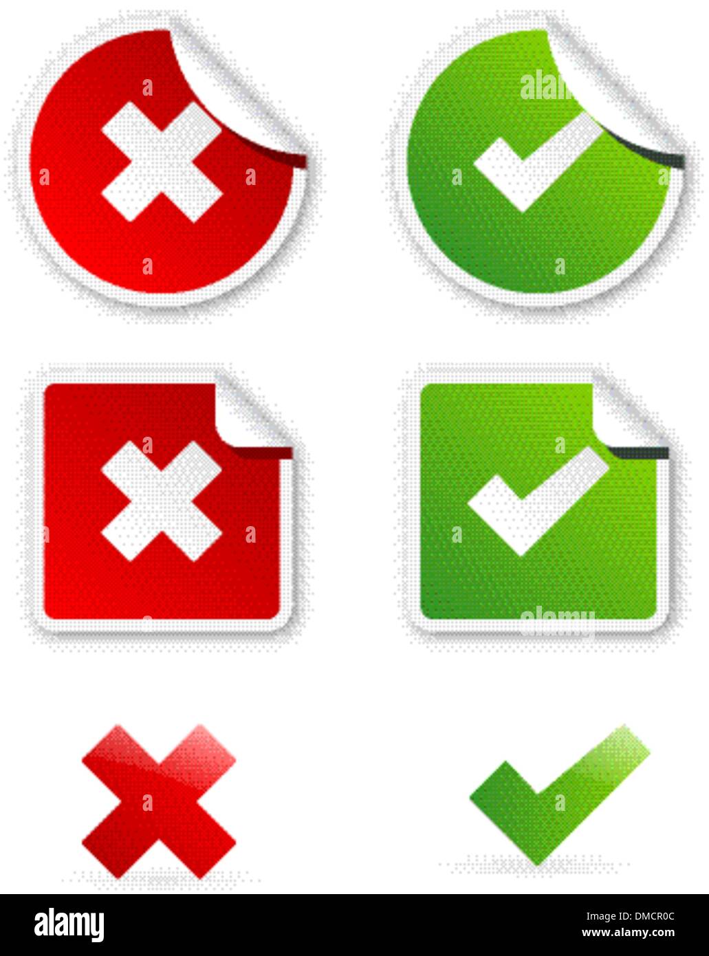 icons of validation Stock Vector Image & Art - Alamy