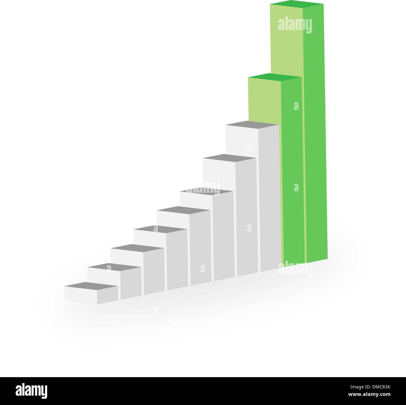 business statistics graph diagram with bars Stock Vector Image & Art ...
