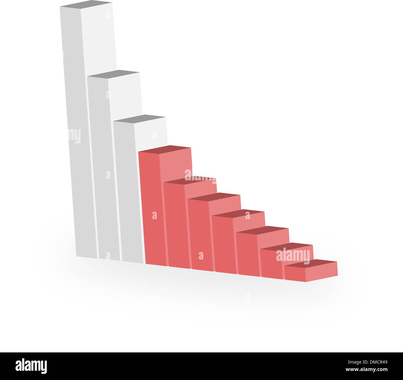 business statistics graph diagram with bars Stock Vector Image & Art ...