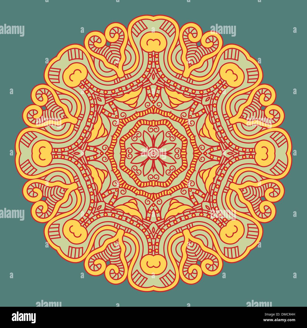 Vector round decorative design element Stock Vector Image & Art - Alamy