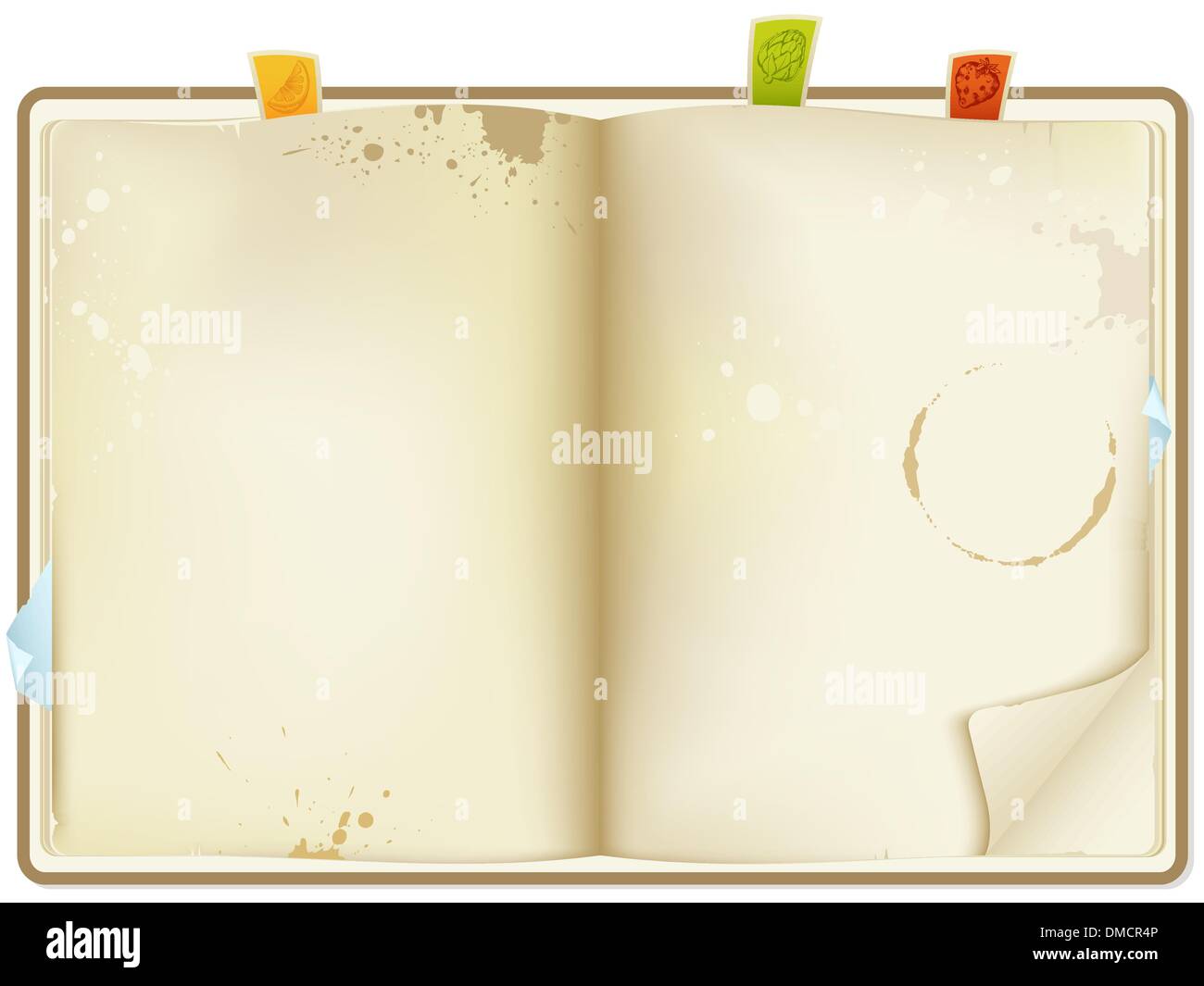 open recipe book Stock Vector Image & Art - Alamy