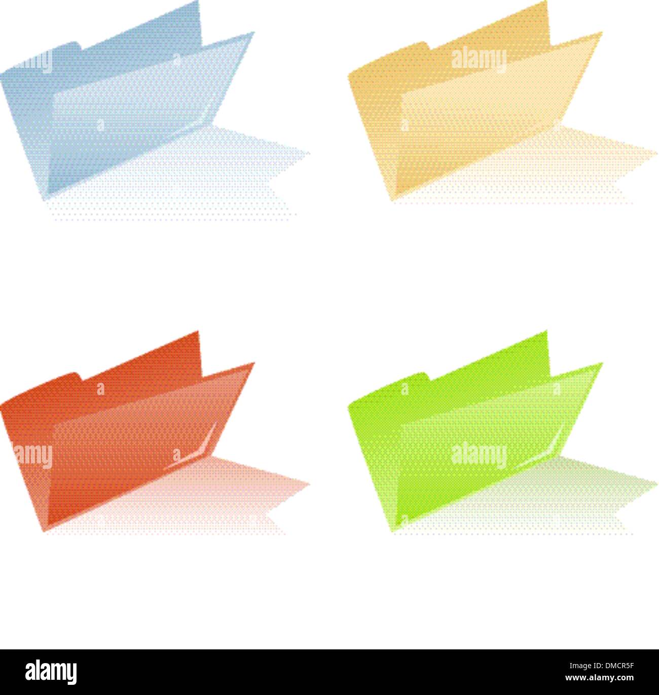 file folder with place for label Stock Vector Image & Art - Alamy