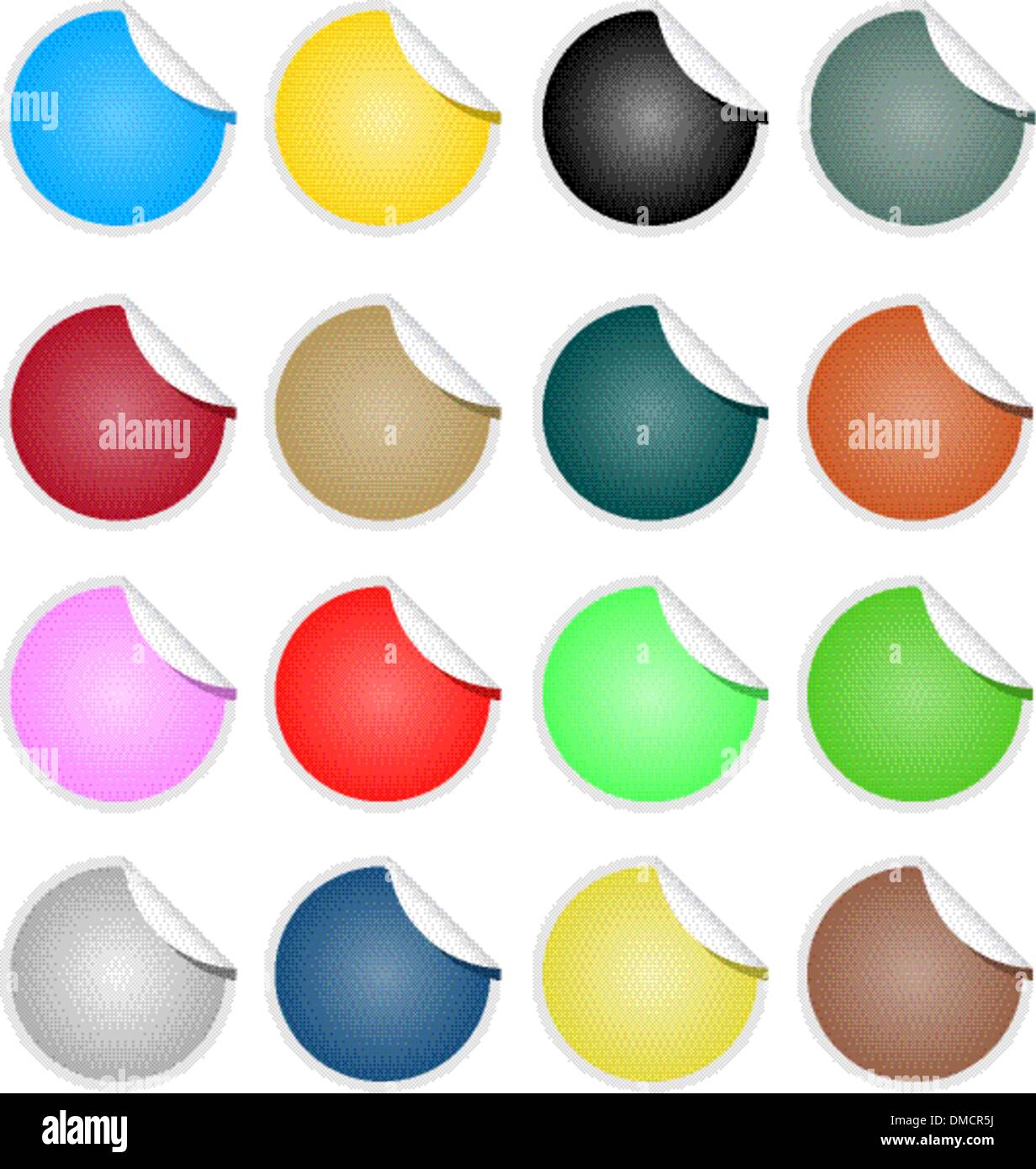 Colored paper circular Stock Vector Images - Alamy