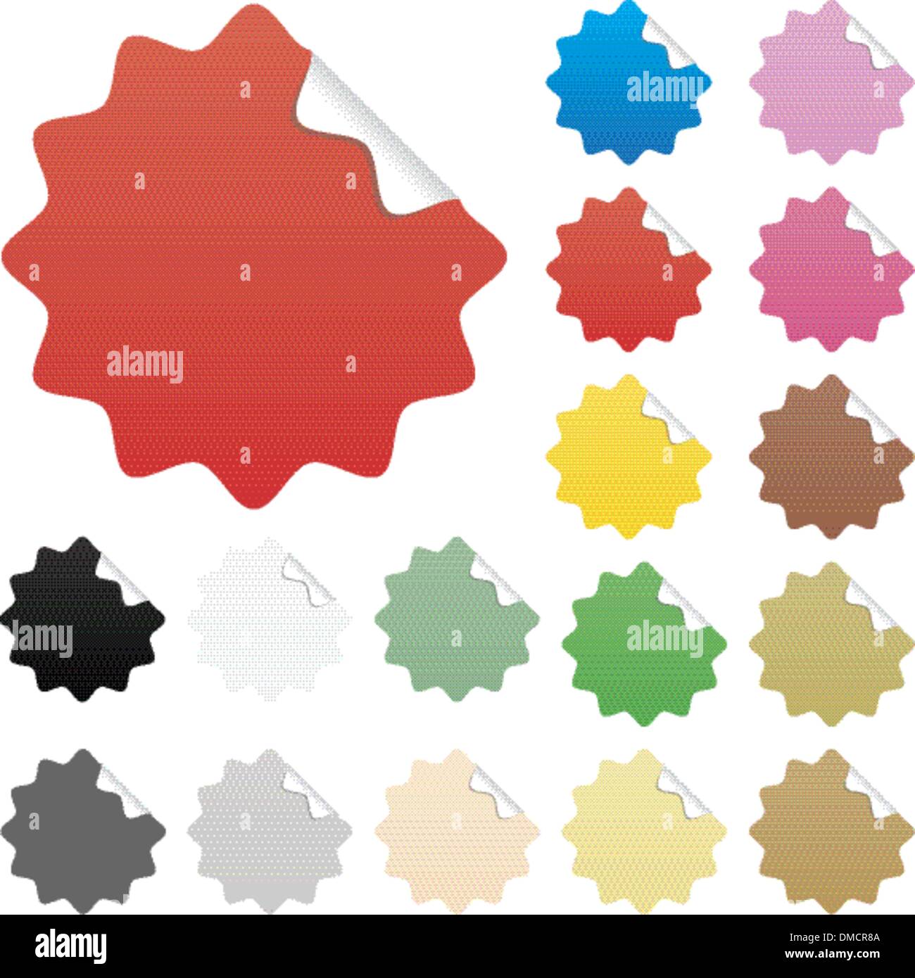 Set of stickers Stock Vector Image & Art - Alamy