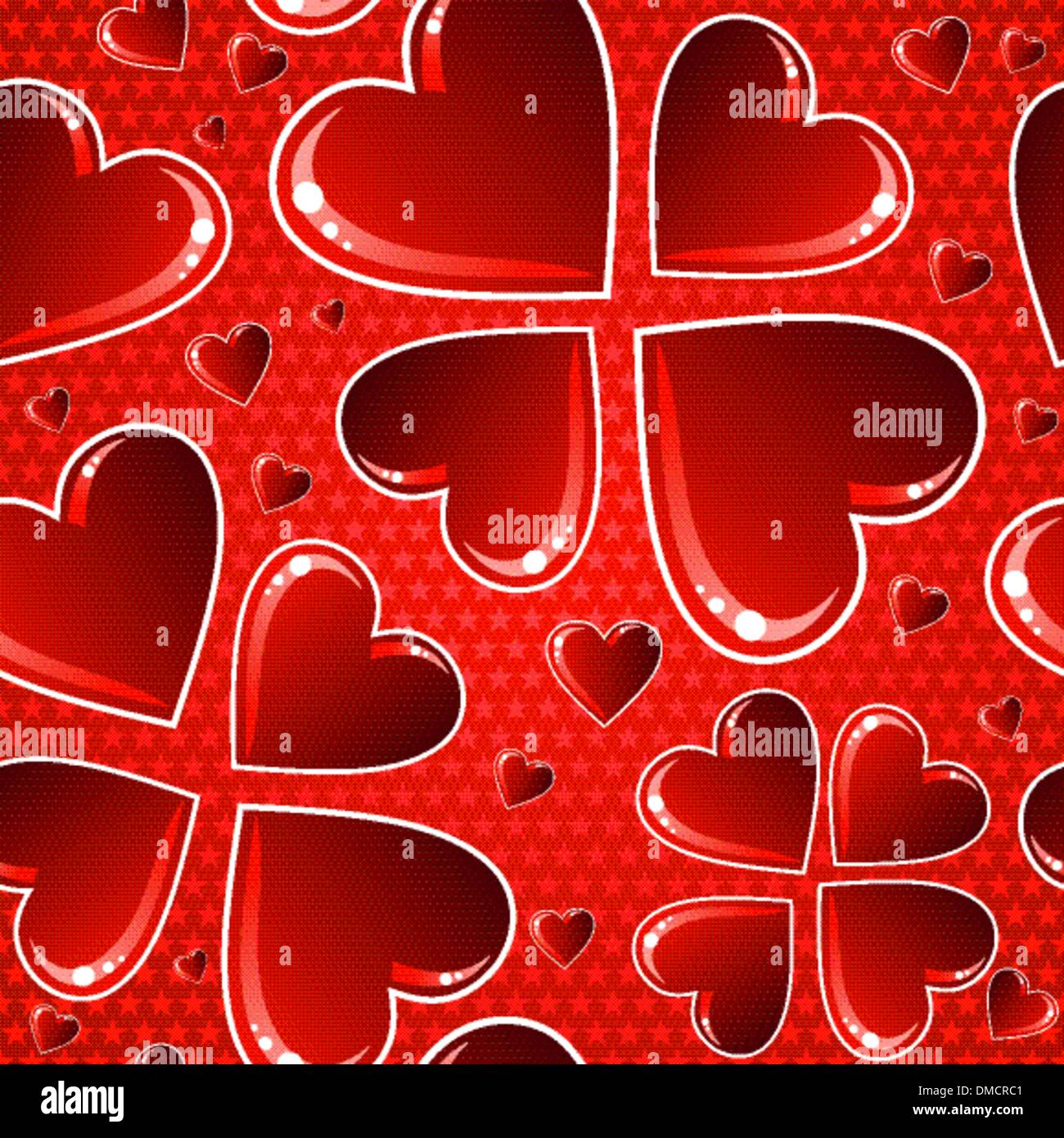Valentine heart pattern hi-res stock photography and images - Alamy
