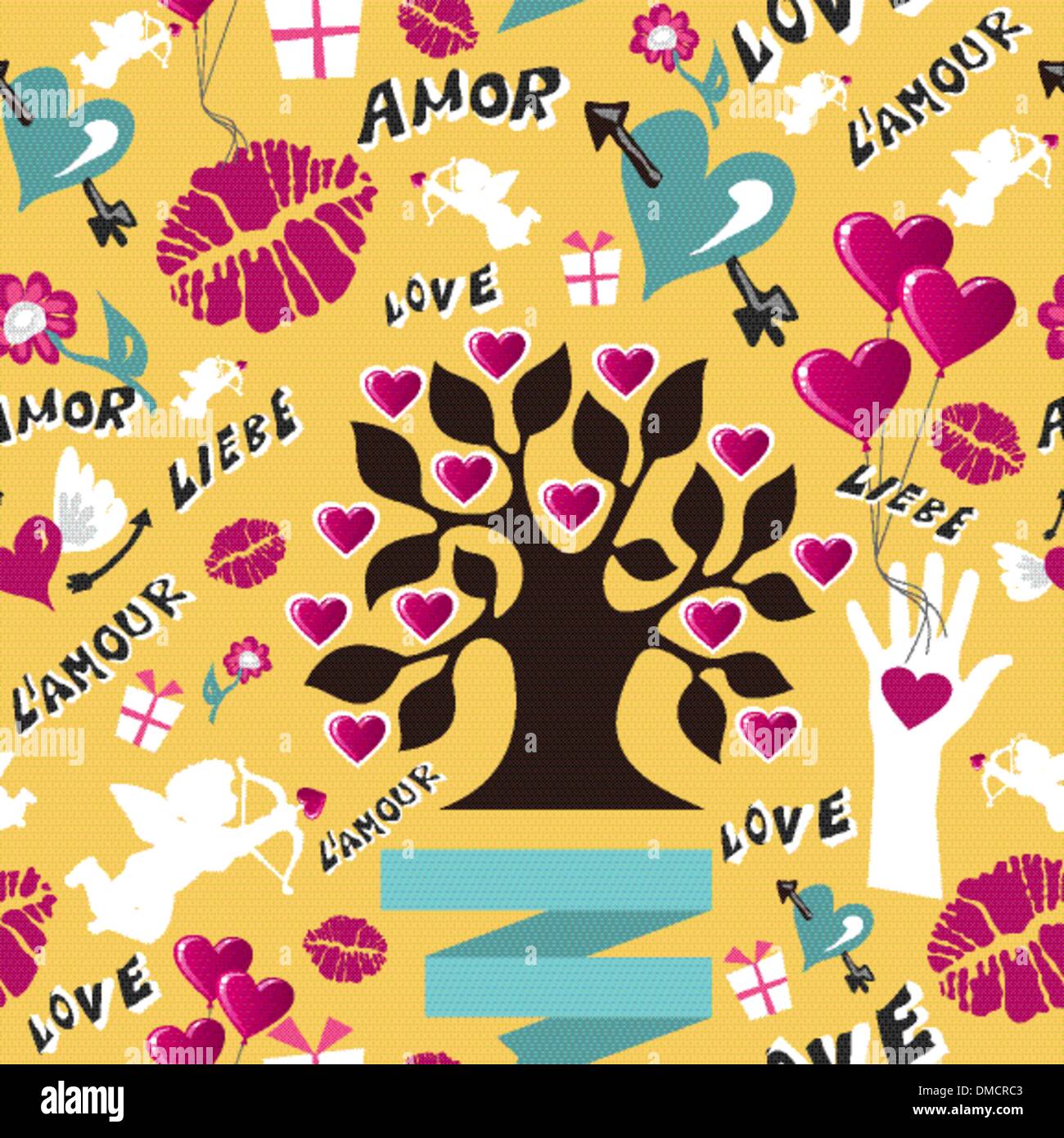 Love pattern hi-res stock photography and images - Alamy