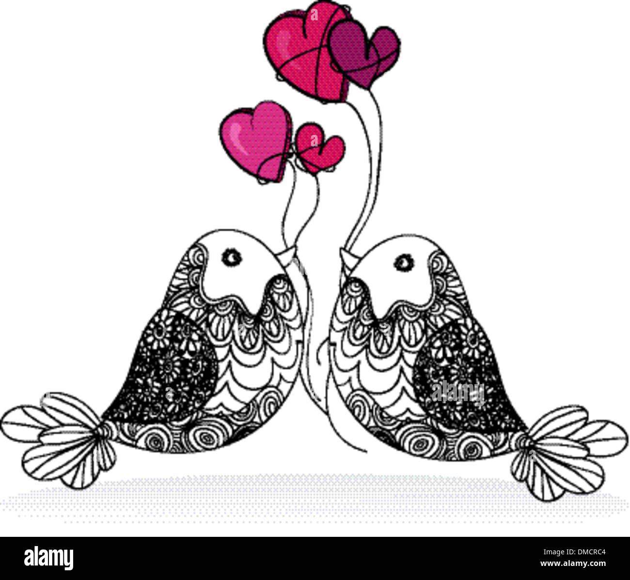 Valentine card isolated Stock Vector Images - Alamy