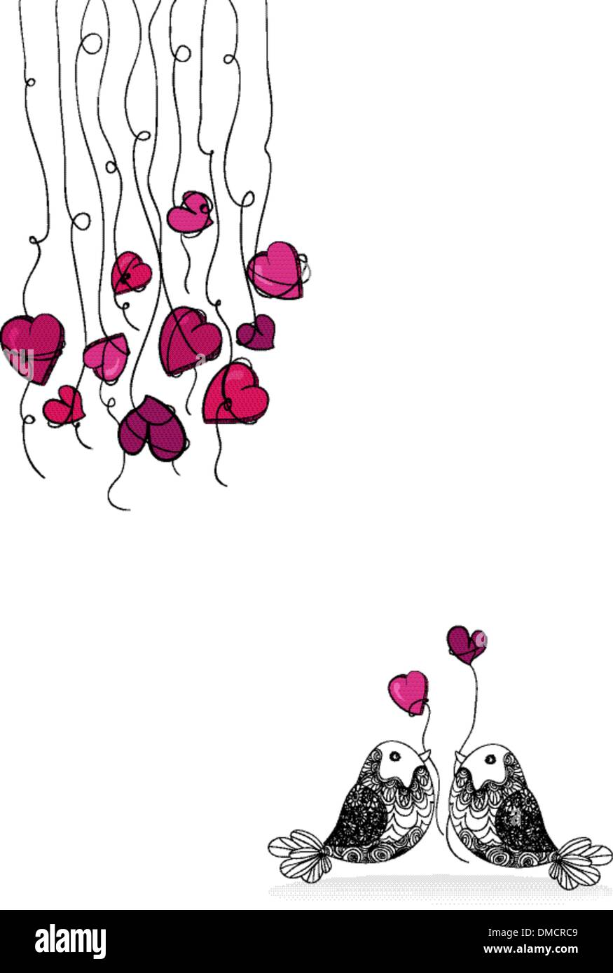 Valentine card isolated Stock Vector Images - Alamy