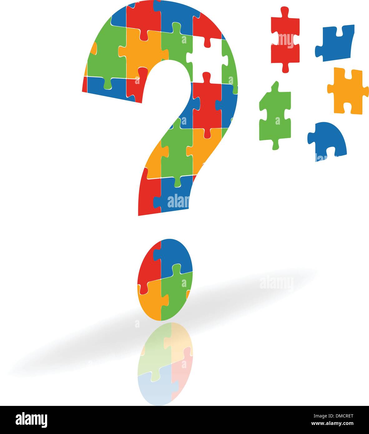question mark puzzle Stock Vector Image & Art - Alamy