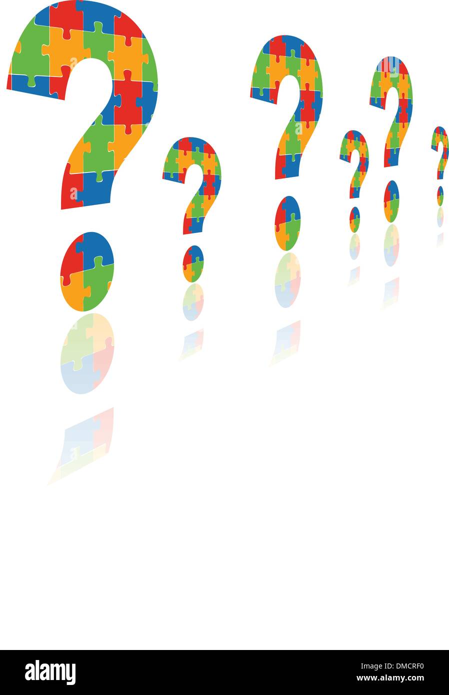 question mark puzzle Stock Vector Image & Art - Alamy