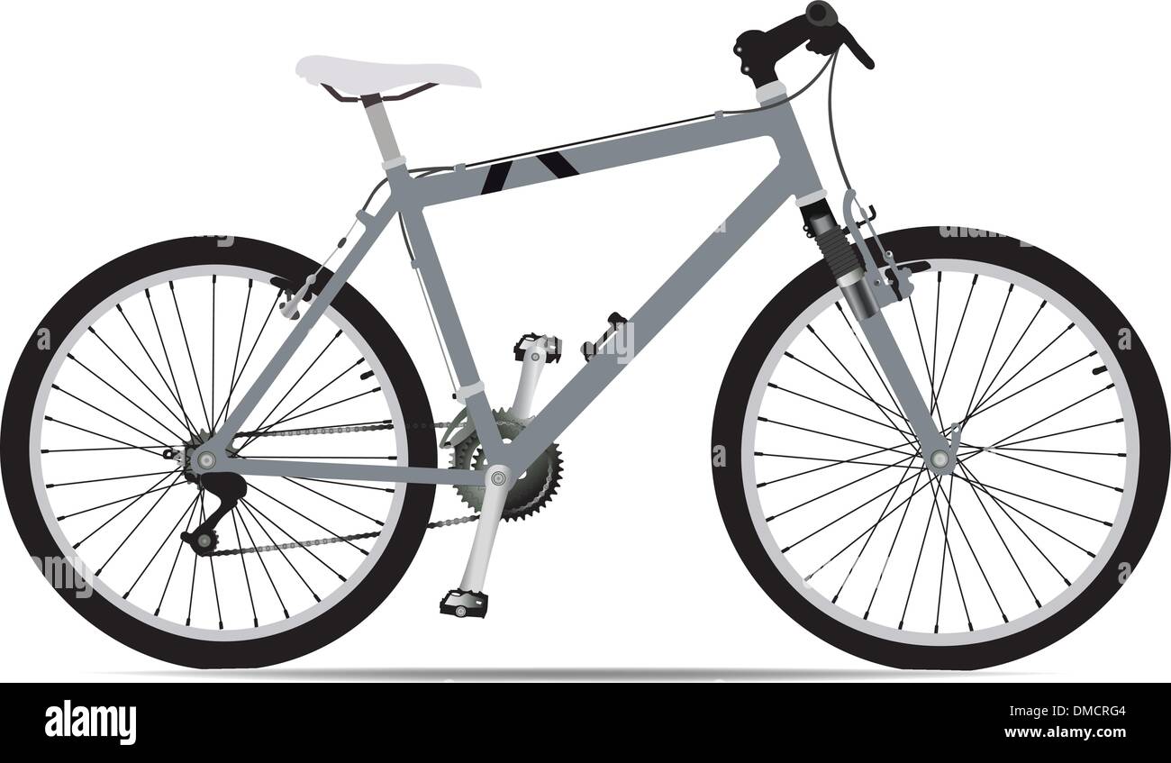 Mountain bicycle Stock Vector Images - Alamy