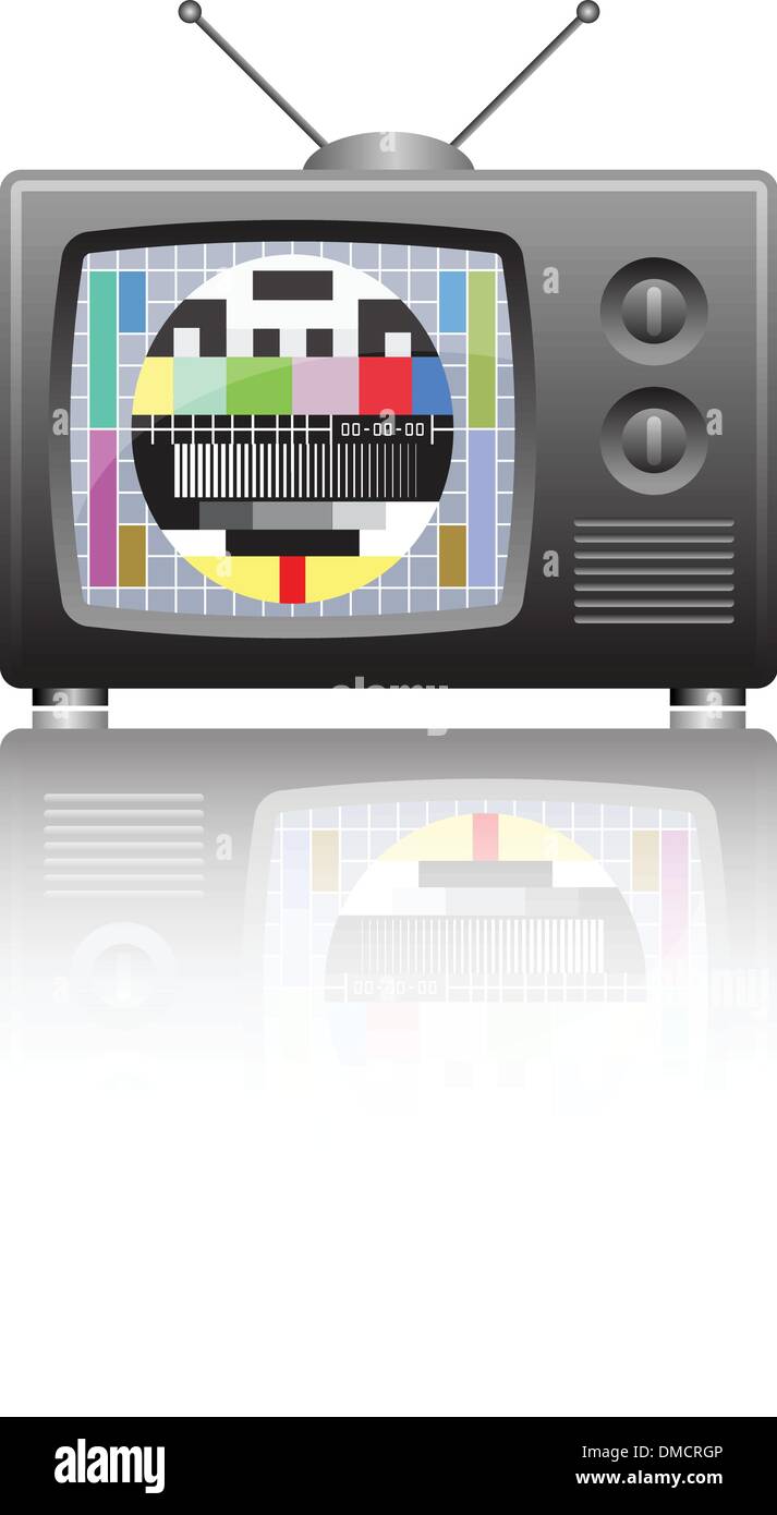 Tv signal test pattern Cut Out Stock Images & Pictures - Alamy