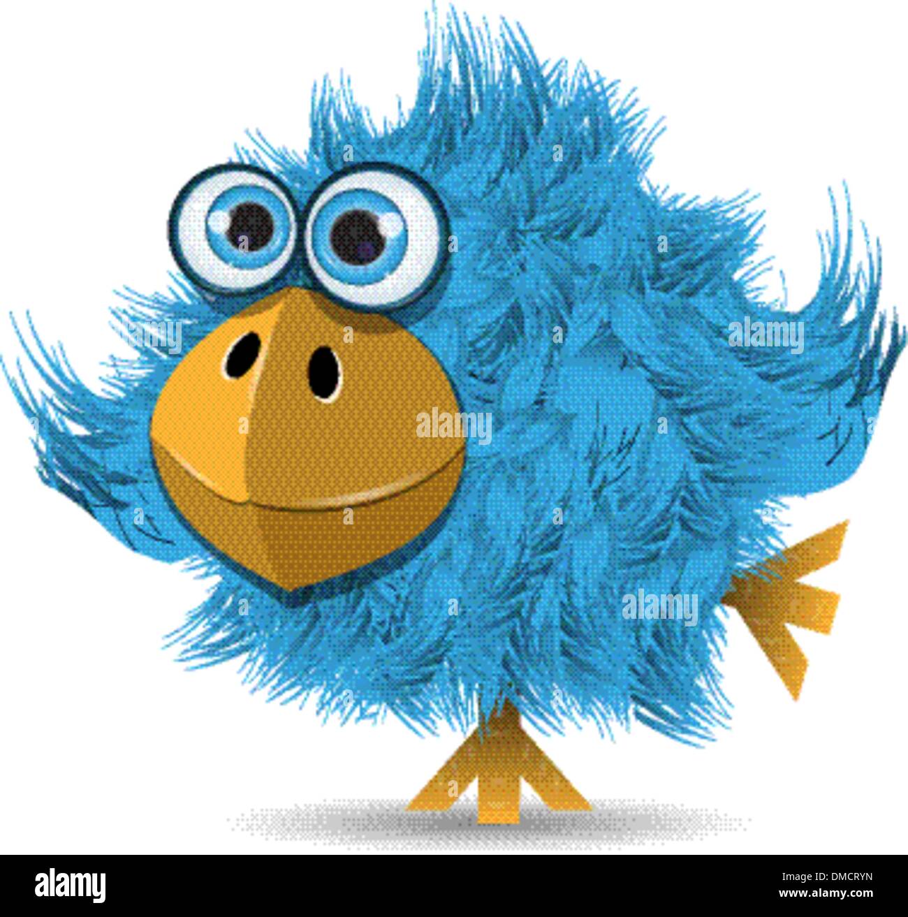 very funny blue bird Stock Vector Image & Art - Alamy