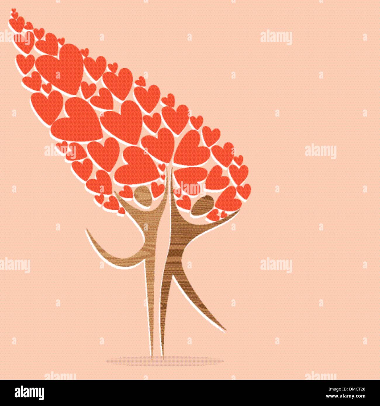 Love and diversity couple Stock Vector Images - Alamy