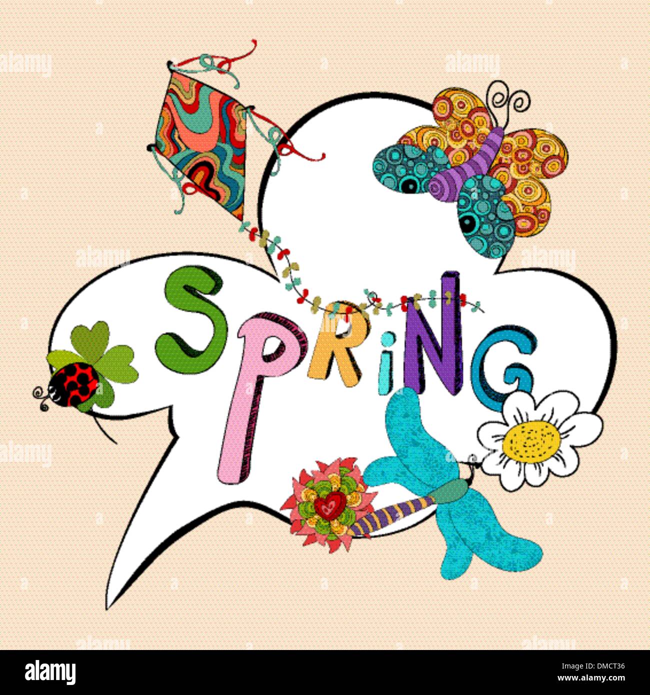 Space spring Stock Vector Images - Alamy