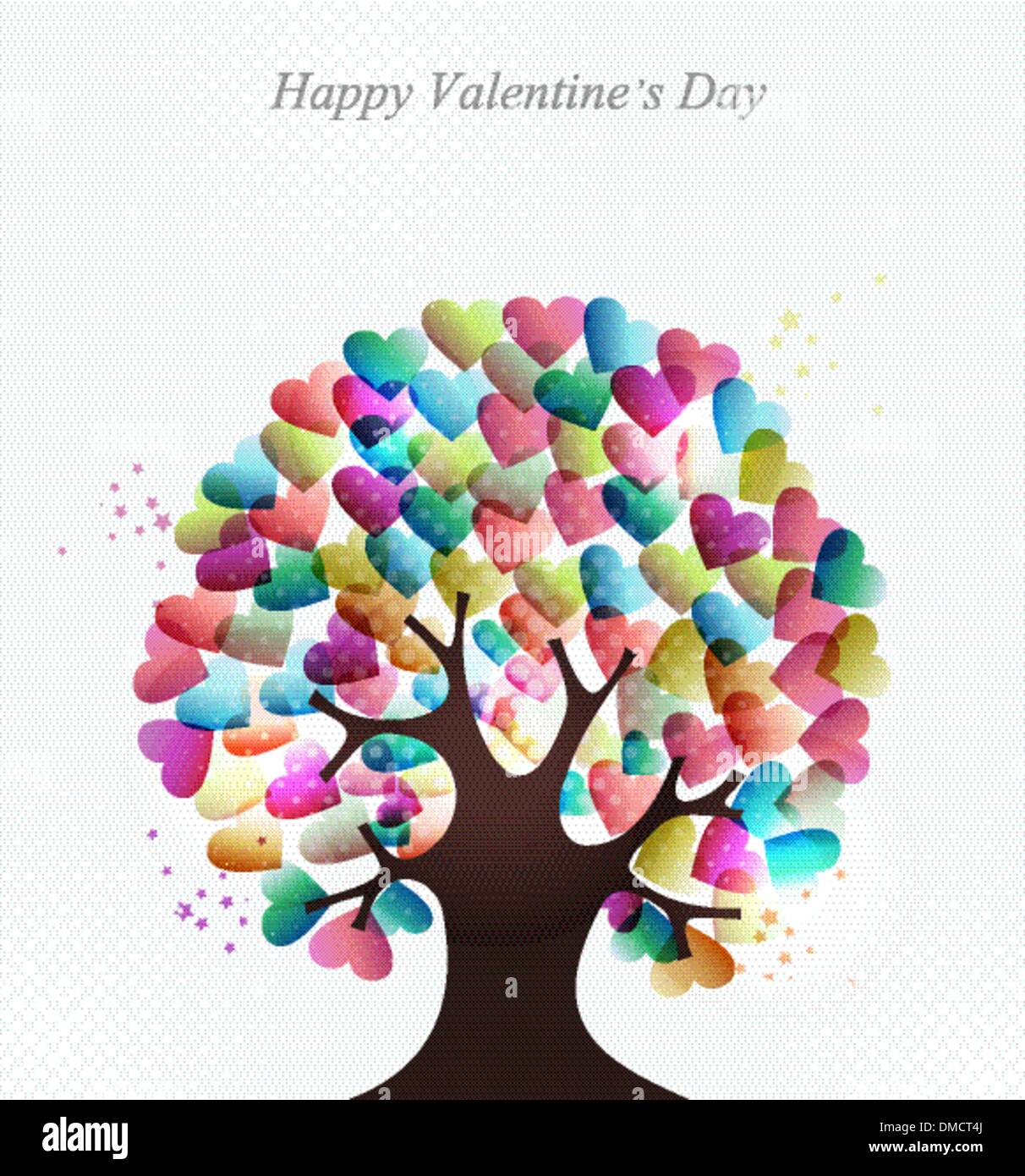 Love hearts concept tree Stock Vector Image & Art - Alamy