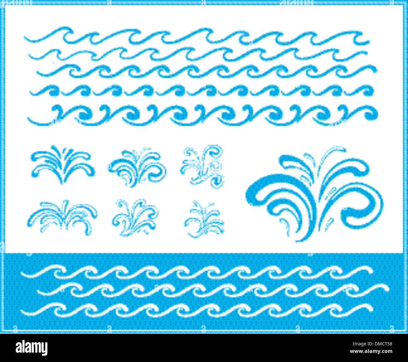 Surf symbols Stock Vector Images - Alamy