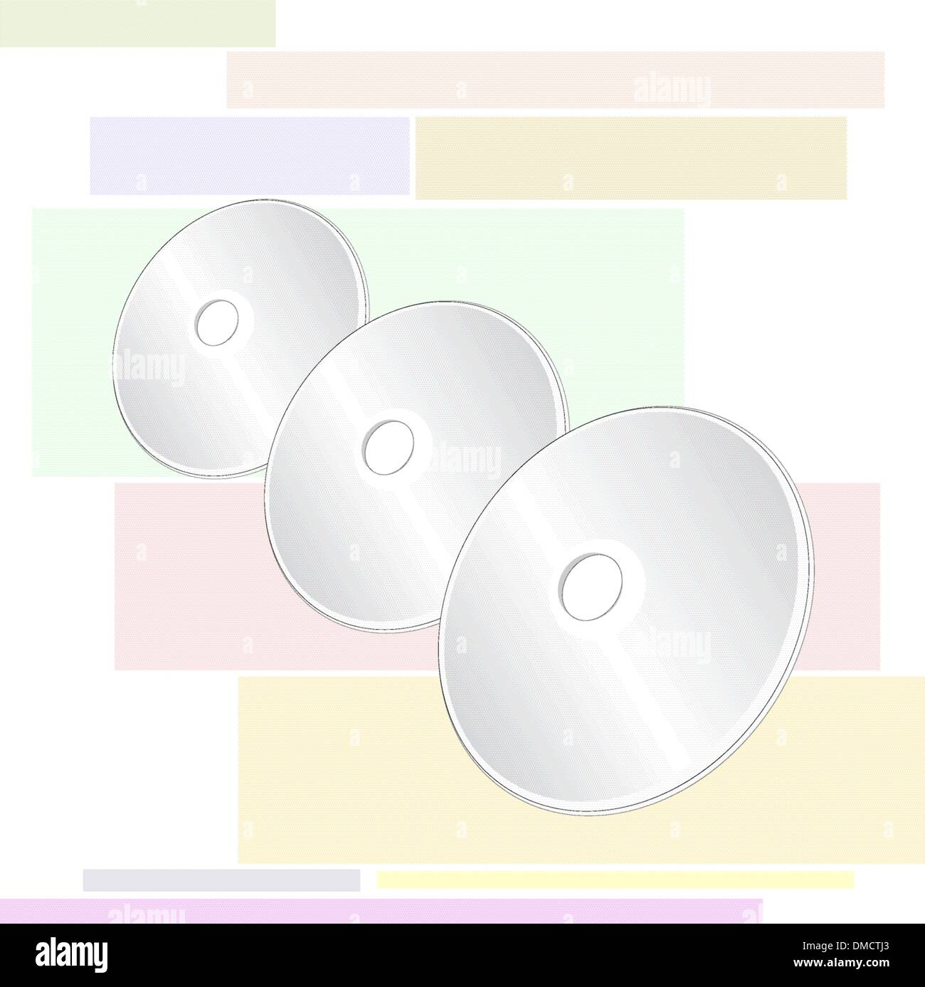 Hand compact disc cd Stock Vector Images - Alamy
