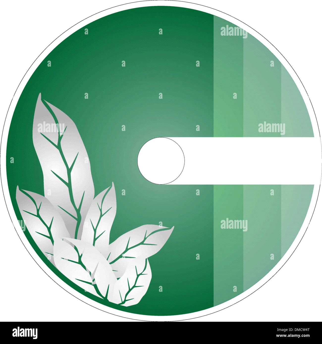 Illustration of Leaves CD and DVD Template Stock Vector Image & Art - Alamy