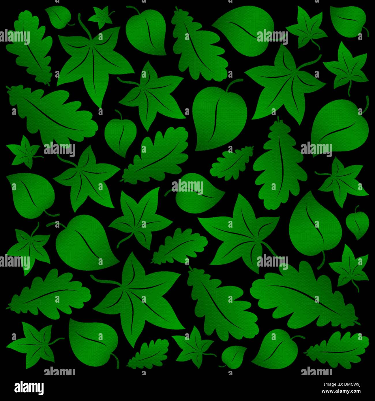 Stylized plant leaves hi-res stock photography and images - Alamy