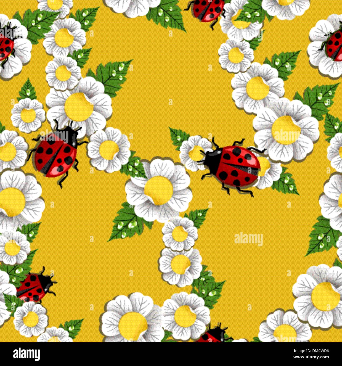 Ladybug pattern hi-res stock photography and images - Alamy