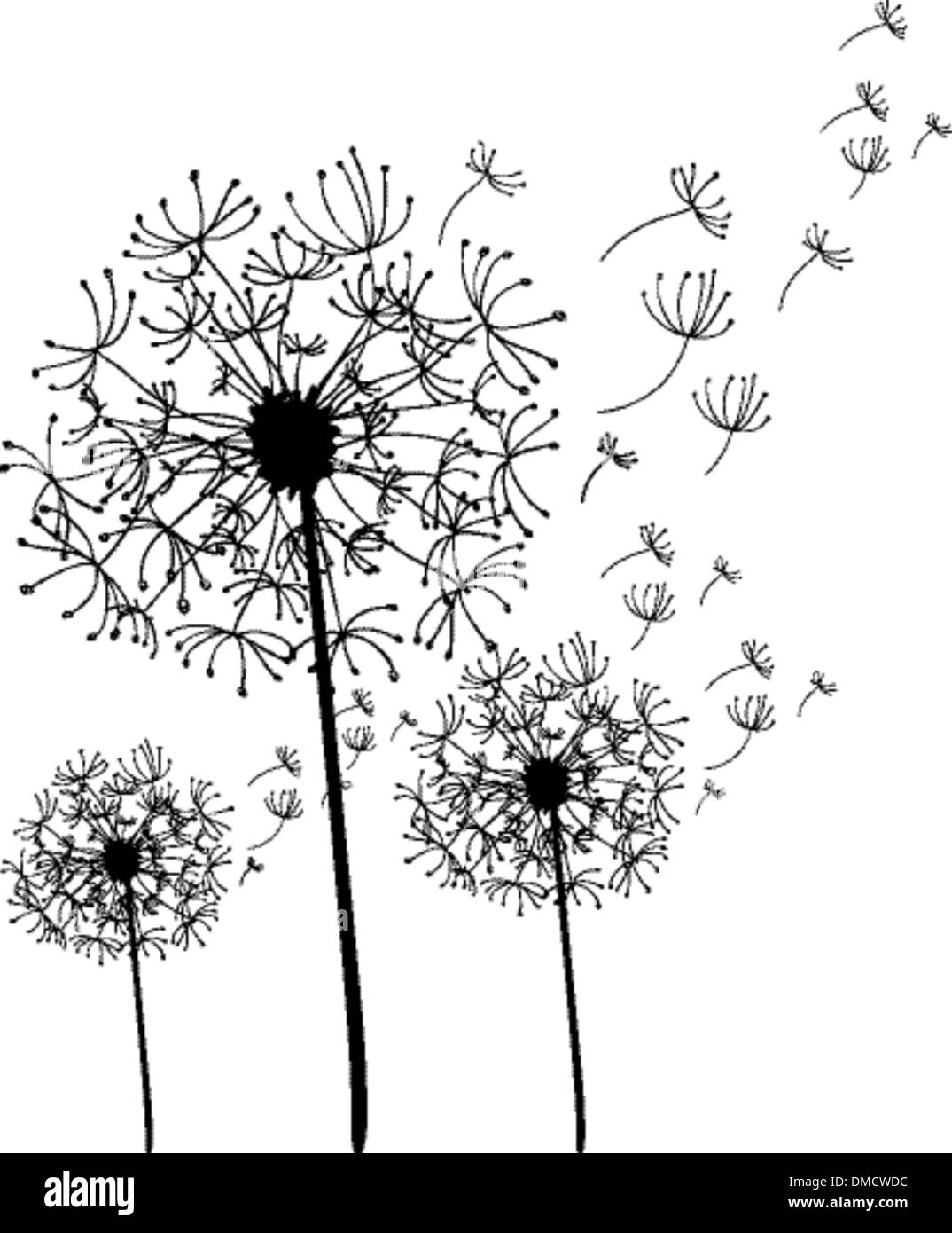 Flower green stem hand Black and White Stock Photos & Images - Alamy