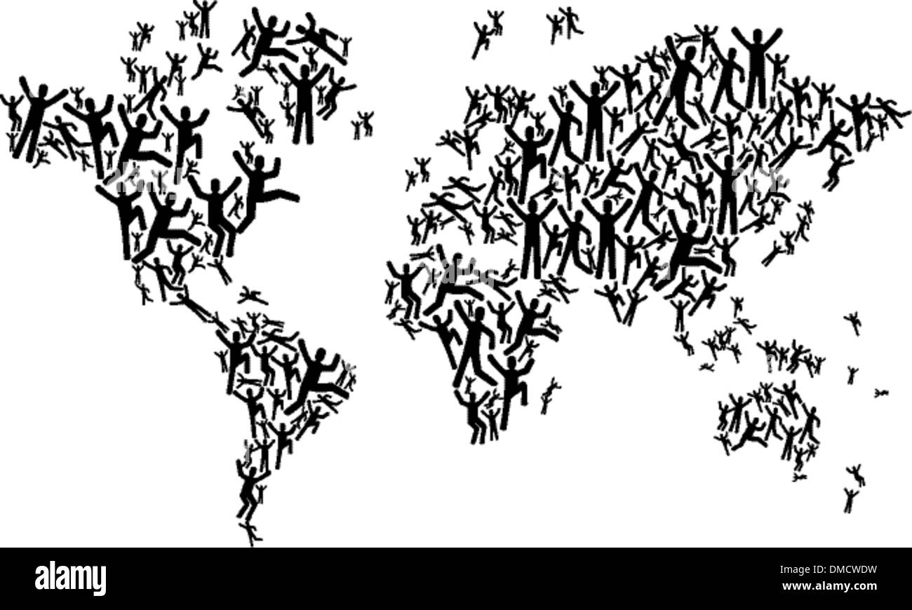 World map social media Stock Vector Images - Alamy