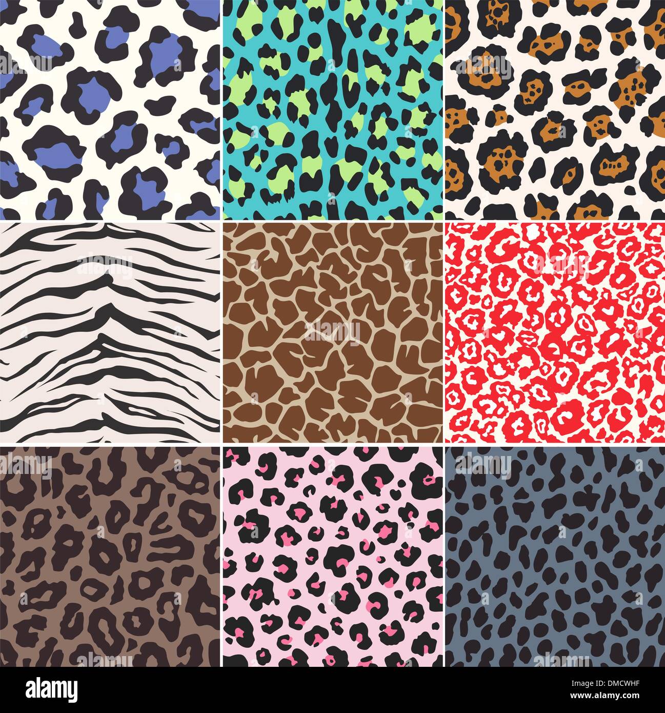 seamless animal skin fabric pattern Stock Vector Image & Art - Alamy
