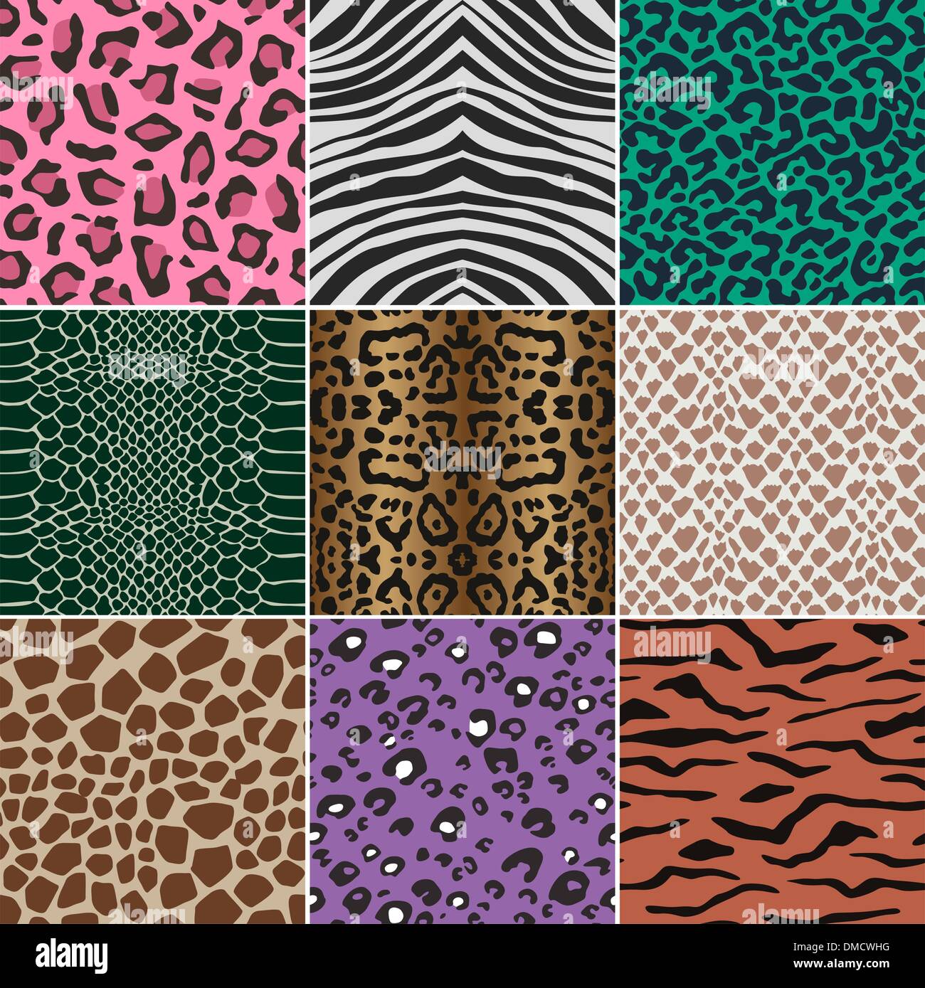 seamless animal skin fabric pattern Stock Vector Image & Art - Alamy