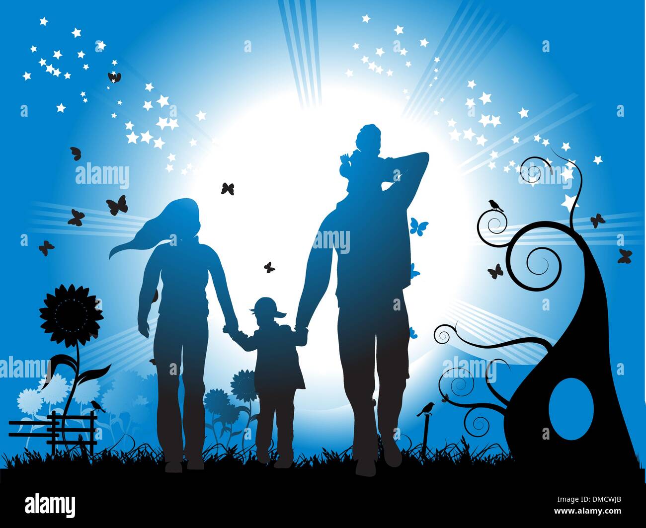 Sunbeam family Stock Vector Images - Alamy