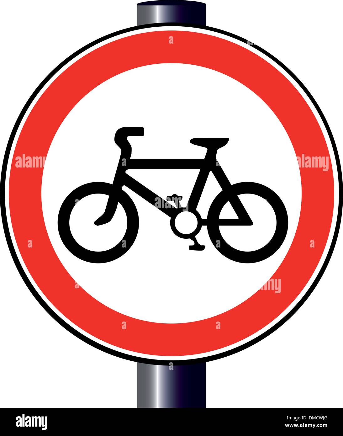 Bicycle traffic signs Stock Vector Images - Alamy