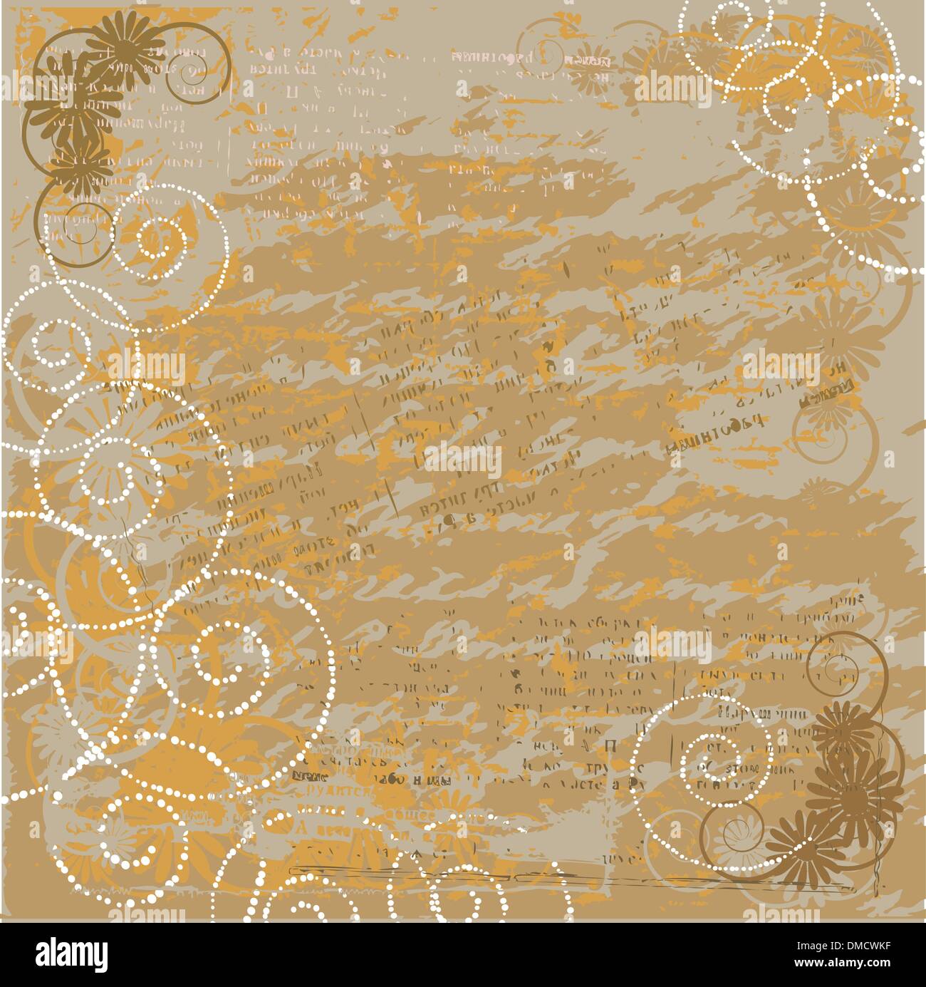 Old paper picture frame Stock Vector Images - Alamy