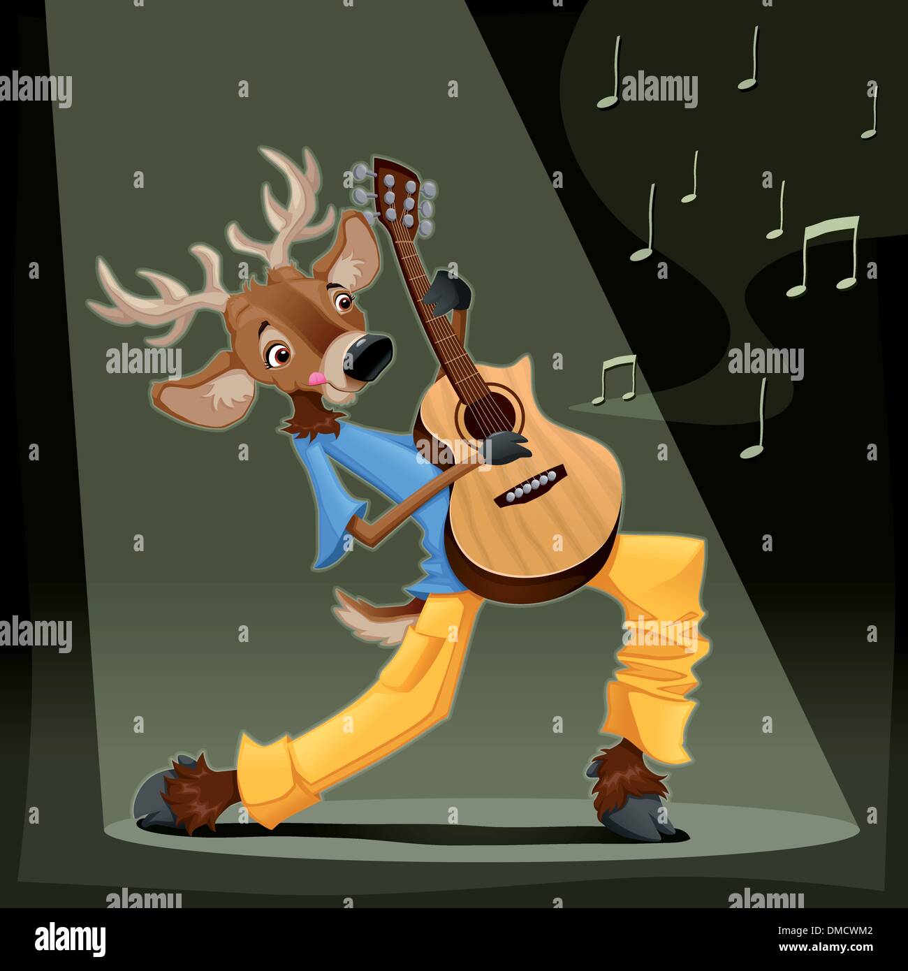 Music note mascot hi-res stock photography and images - Alamy