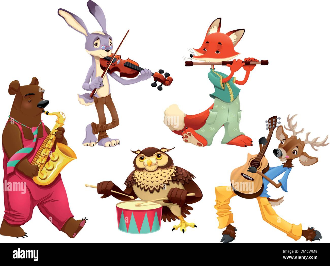 Fable animals Stock Vector Images - Alamy
