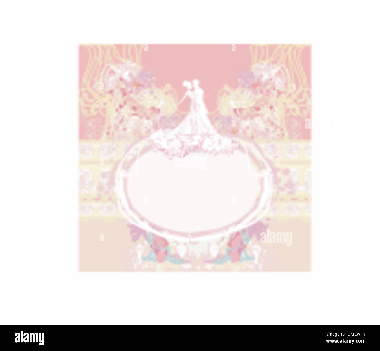 Dancing girl card background hi-res stock photography and images - Alamy