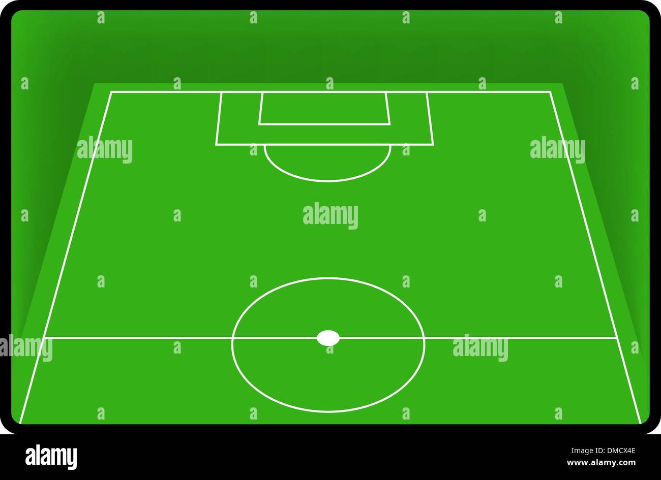 Football soccer field pitch vector Stock Vector Image & Art - Alamy